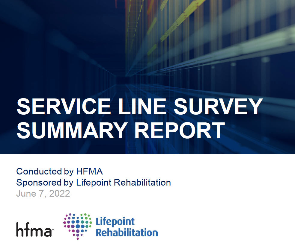 Service Line Survey Summary Report | HFMA