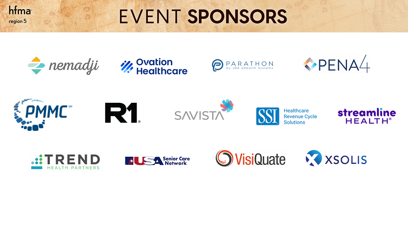 HFMA Region 5 South Eastern Summit 2024 Sponsors | HFMA